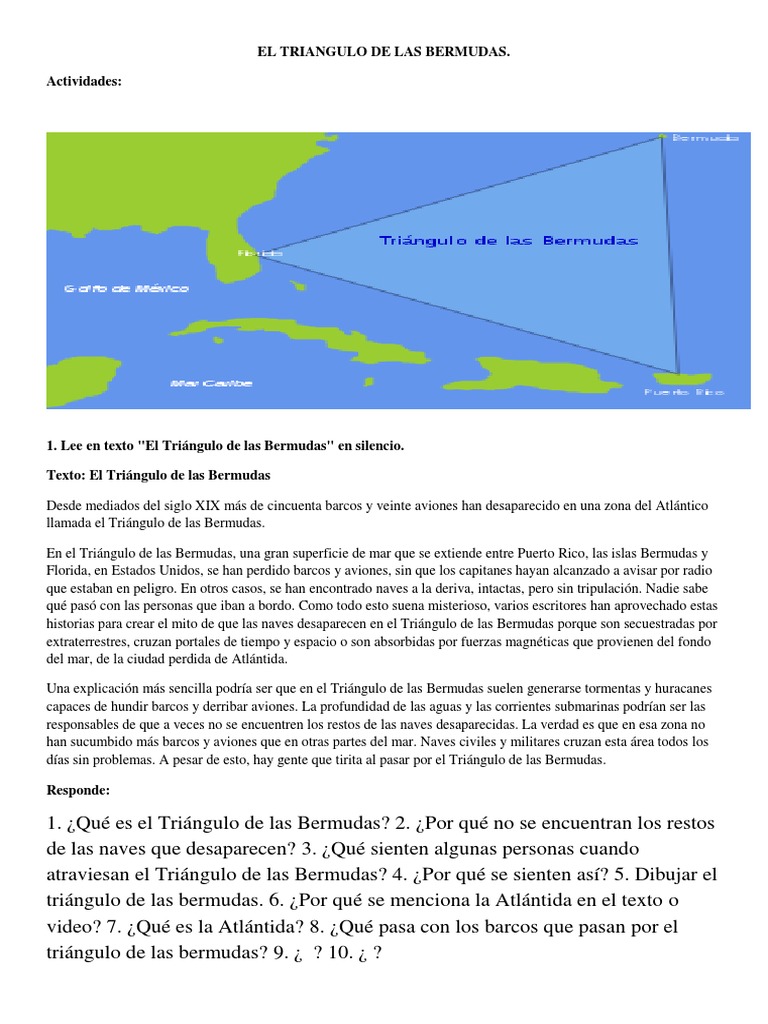 Guia El Triangulo de Las Bermudas | PDF