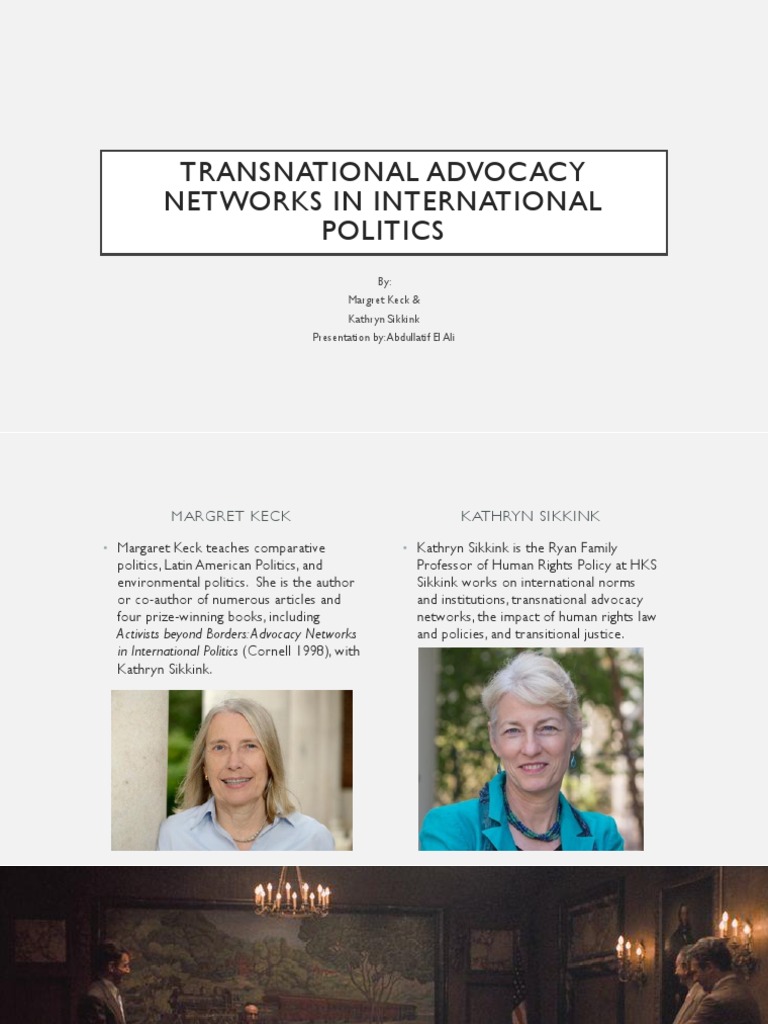 Transnational Advocacy Networks | PDF | Advocacy Group | Advocacy