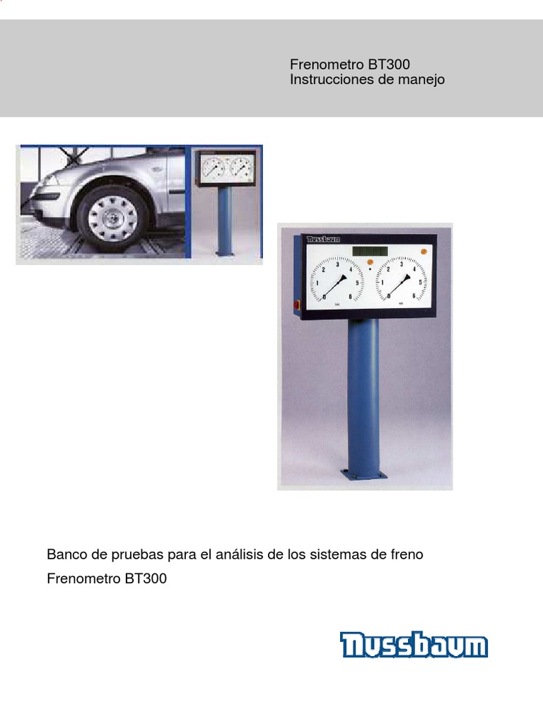 Manual BT300 PDF | PDF | Eje | Neumático