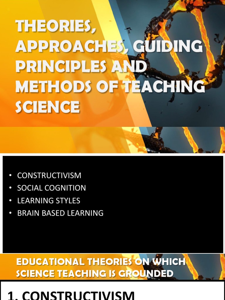 Theories, Approaches, Guiding Principles and Methods of Teaching ...