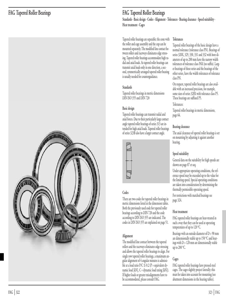 Bearing Properties | PDF | Engineering Tolerance | Bearing (Mechanical)