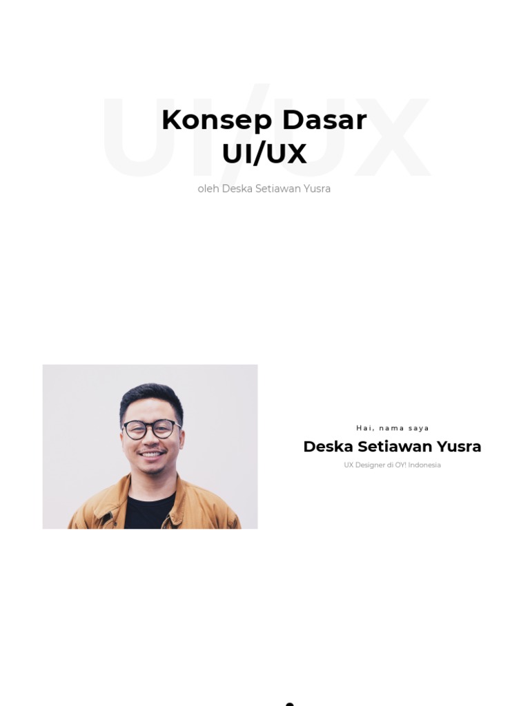 Konsep UI/UX | PDF | Seni | Komputer