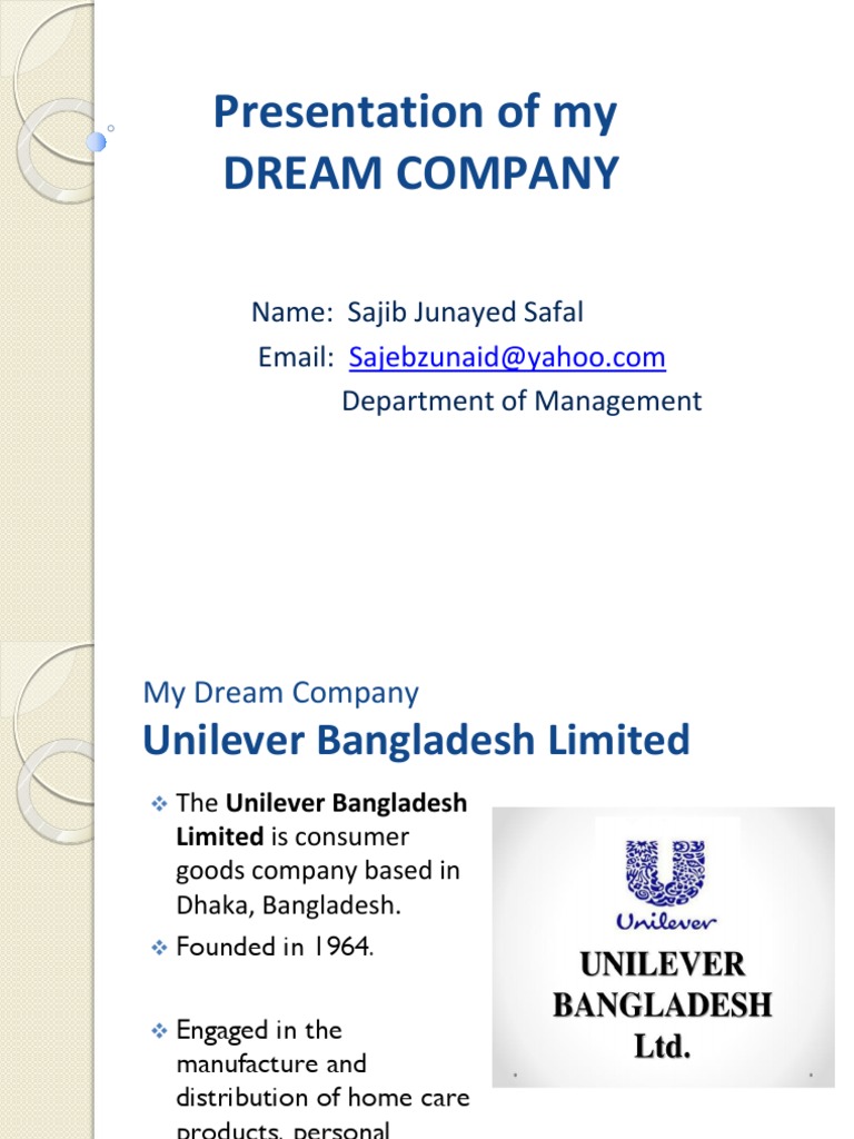 Sofol Presentation | PDF | Unilever | Business