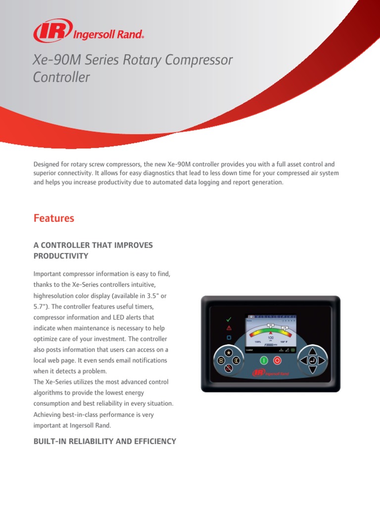 Xe-90M Series Rotary Compressor Controller PDF | PDF | Reliability ...