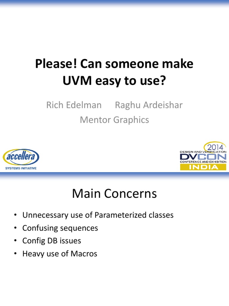 Can Someone Make UVM Easy Slides PDF | PDF | Integer (Computer Science) | Subroutine