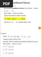 Rangkuman Operasi Baris Elementer (OBE) | PDF