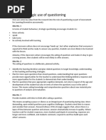 Handout: Clarifying and Probing Questions: Name | PDF | Question ...