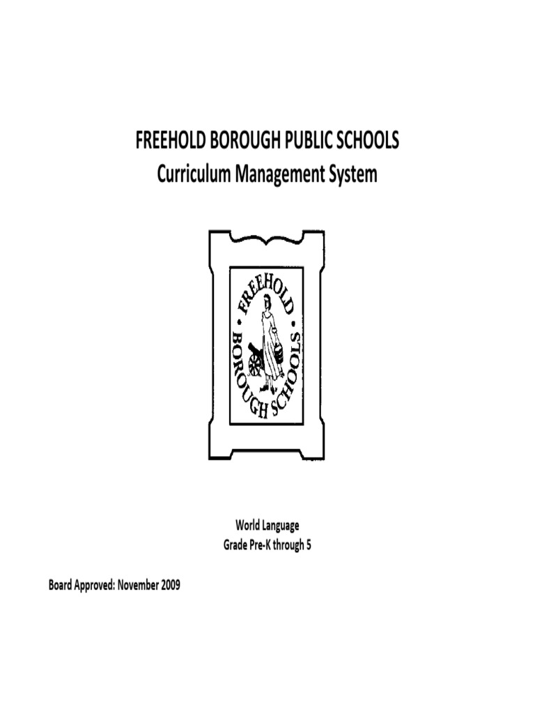 World Language Curriculum K-5 Overview | PDF | Reading Comprehension ...