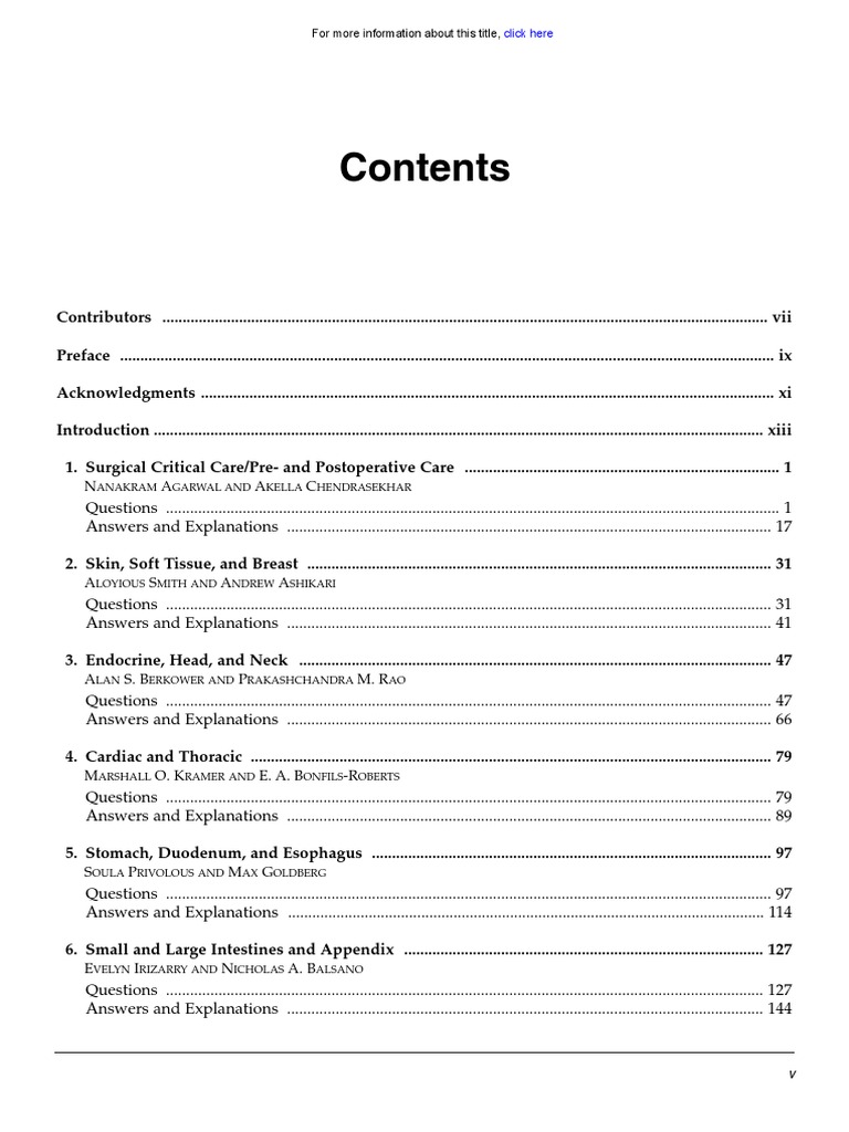 Lange Surgery Mcqs-Shared by Ussama Maqbool - (007-008) | PDF | Organ ...