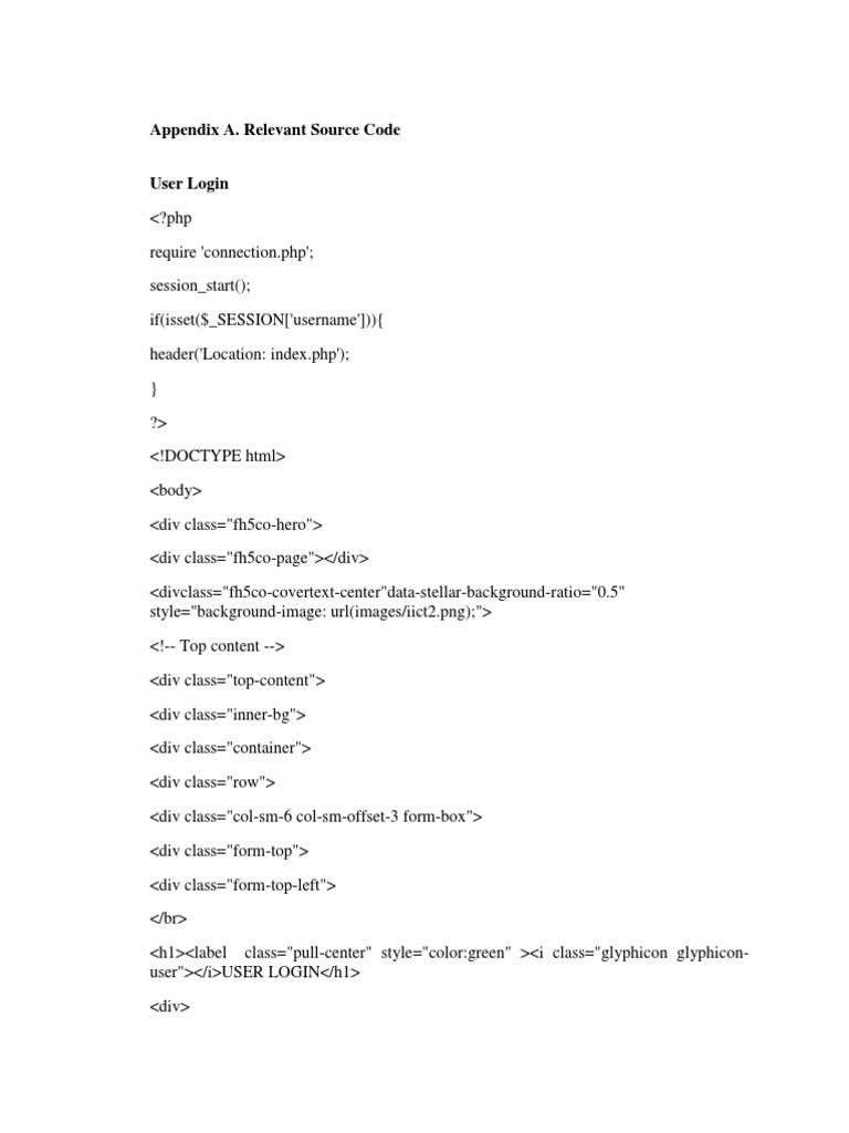 Appendix A. Relevant Source Code | PDF | Access Control | Security ...