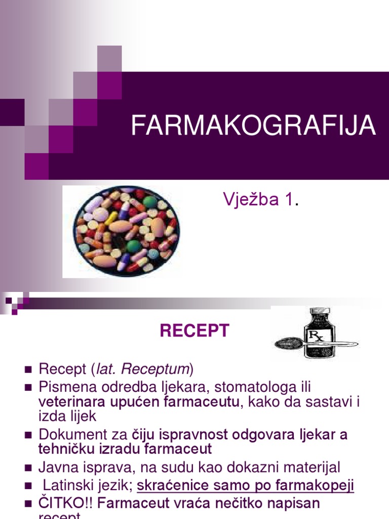 FARMAKOGRAFIJA | PDF