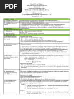 Lesson Plan On Factoring Polynomial With Common Monomial Factor | PDF ...