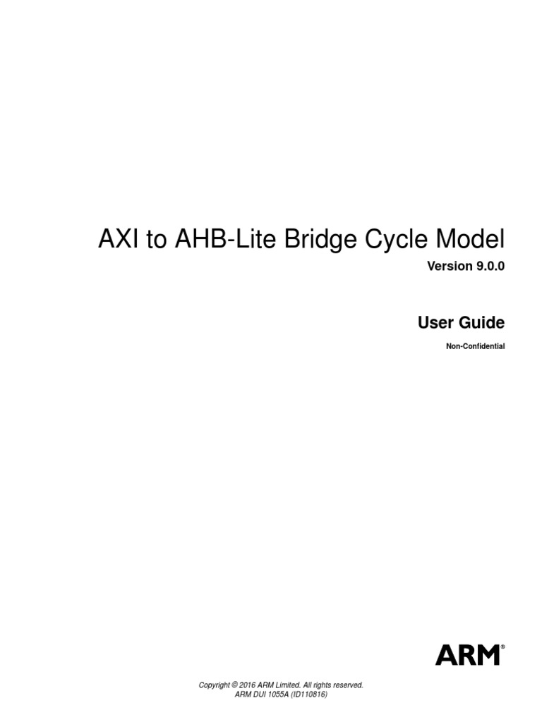 AXI To AHB-Lite Bridge Cycle Model | PDF | Hardware Description ...