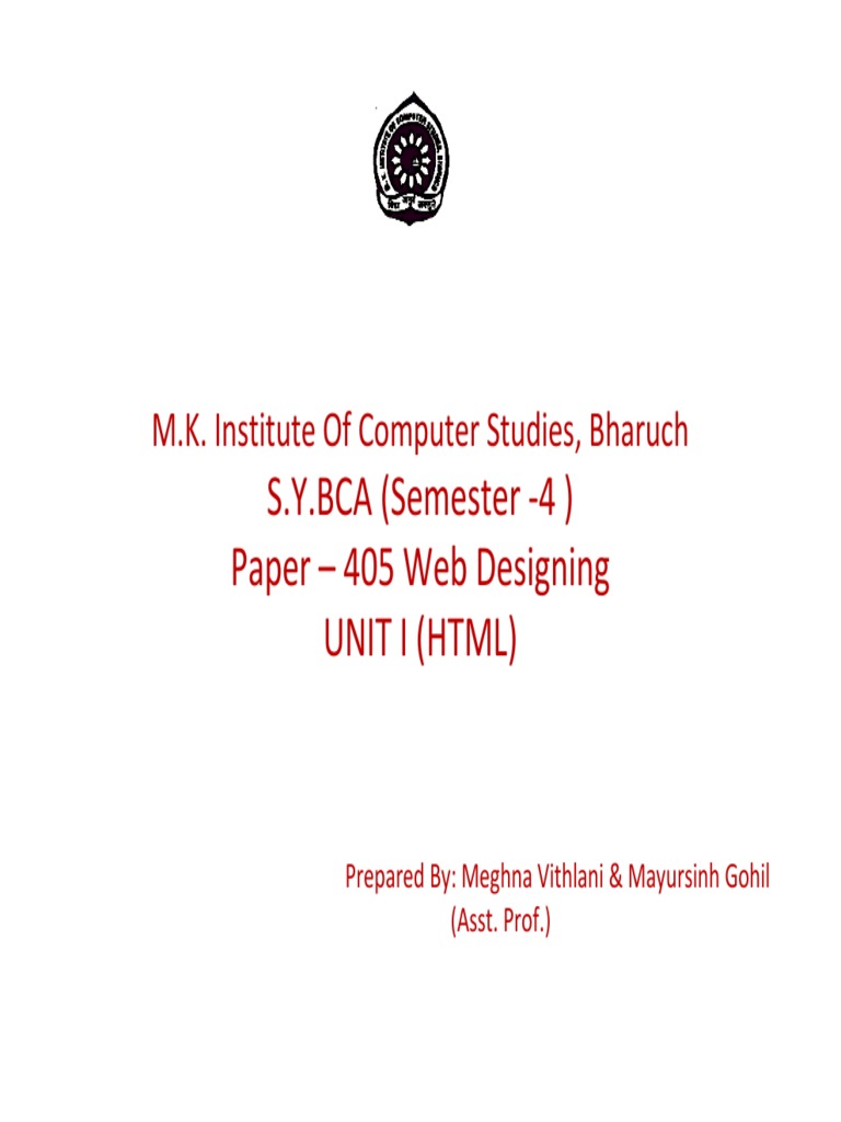 Web Design | PDF | Html Element | Html