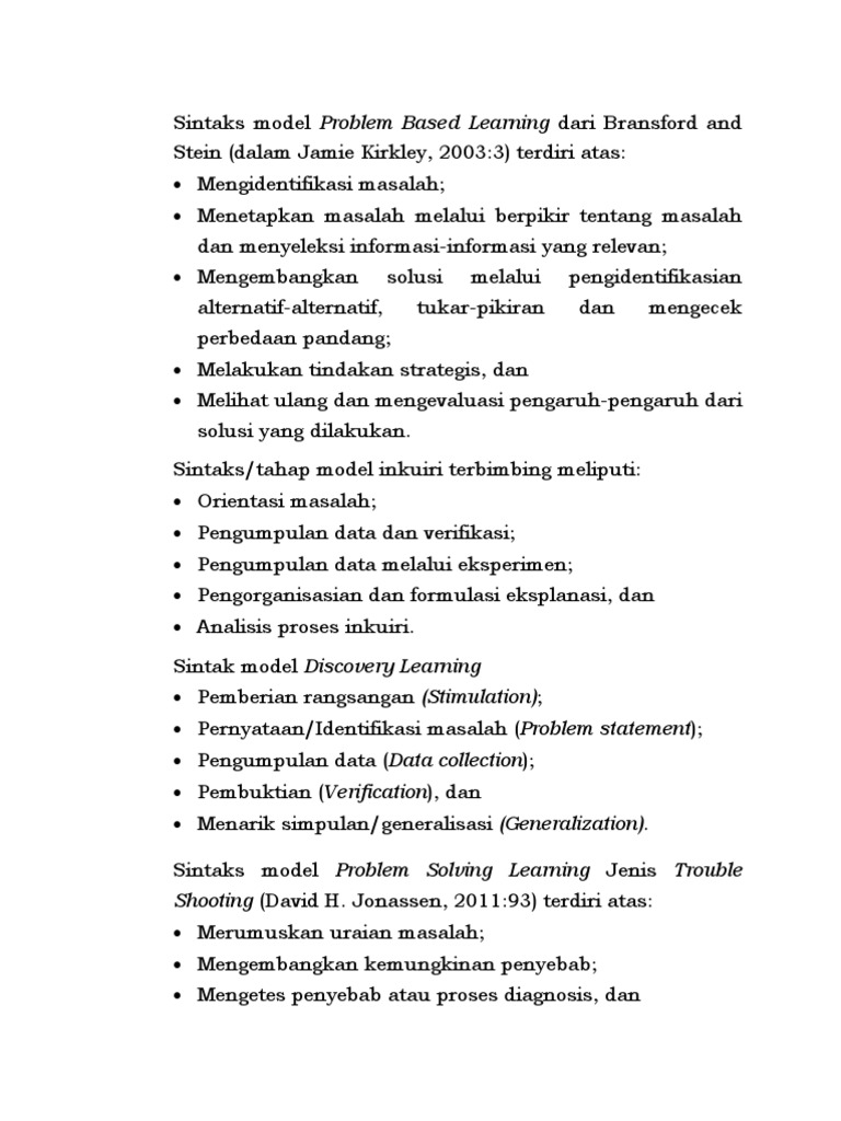Jenis Jenis Sintak | PDF