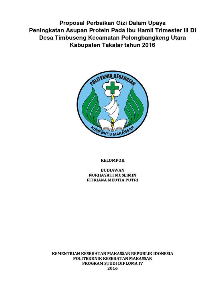 Contoh TOR Program Gizi PDF | PDF