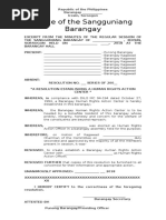 Barangay Organizational Chart 2021 | PDF