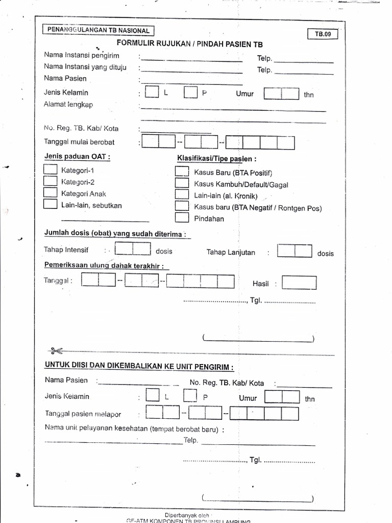 Form TB 09 PDF | PDF