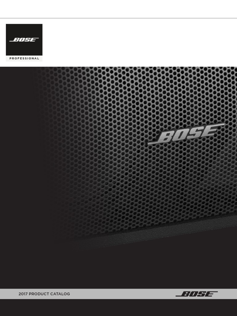 Bose Professional | PDF | Loudspeaker | Audio Engineering