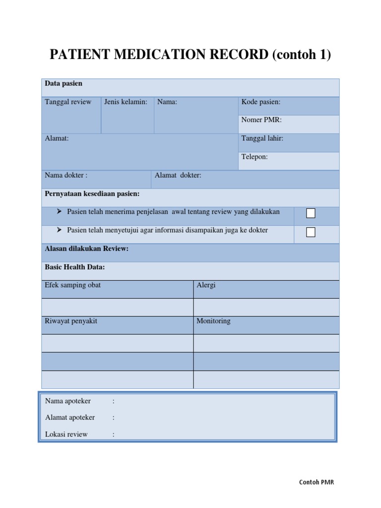 Contoh PMR | PDF