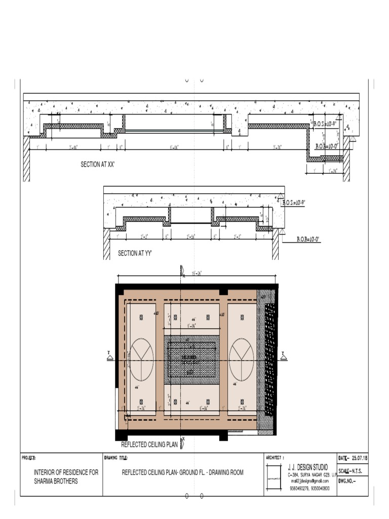 Reflected Ceiling Plan: Sharma Bros | PDF