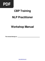 NLP Manual | PDF | Neuro Linguistic Programming | Taste