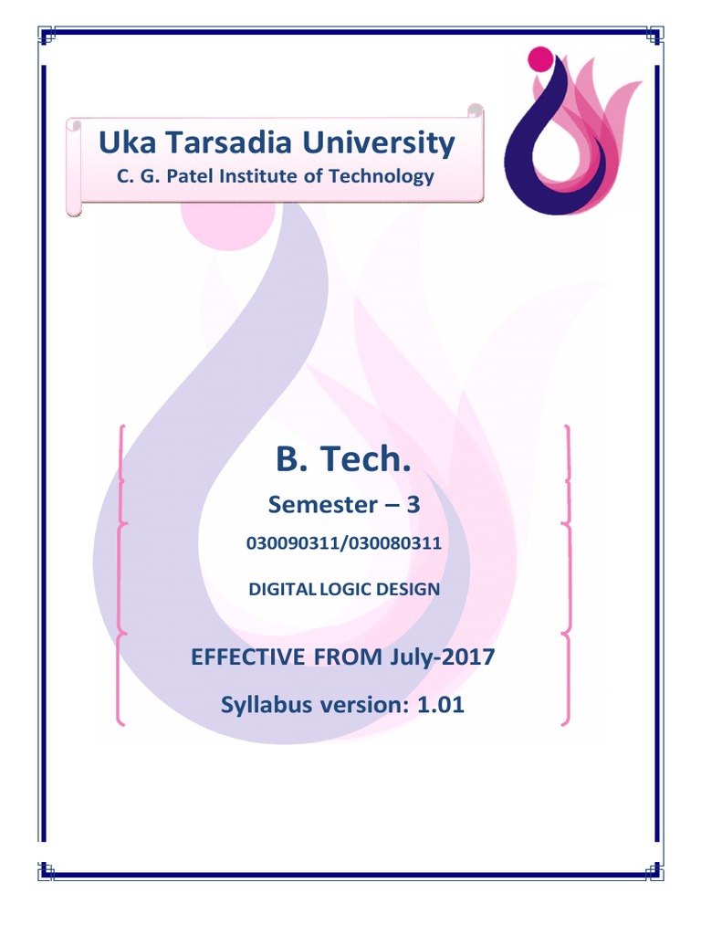 Digital Logic Design | PDF | Logic Gate | Digital Electronics