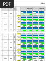 Contoh Format Matriks Kompetensi Karyawan - 01 | PDF