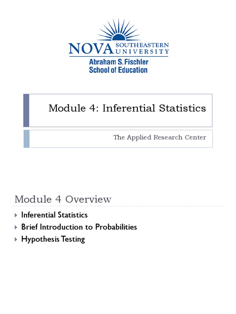 Inferential Statistics | PDF | P Value | Null Hypothesis