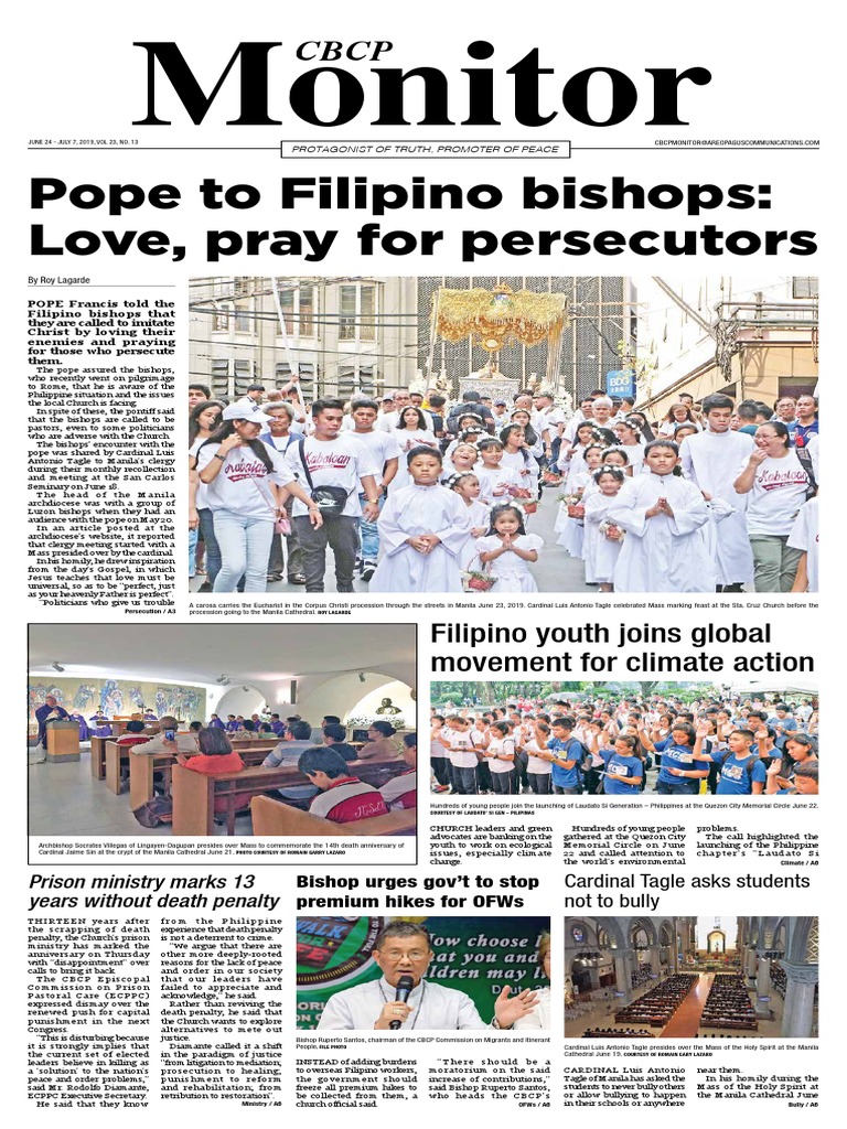 Pope Francis Urges Love for Persecutors | PDF | Pope Francis | Catholic ...