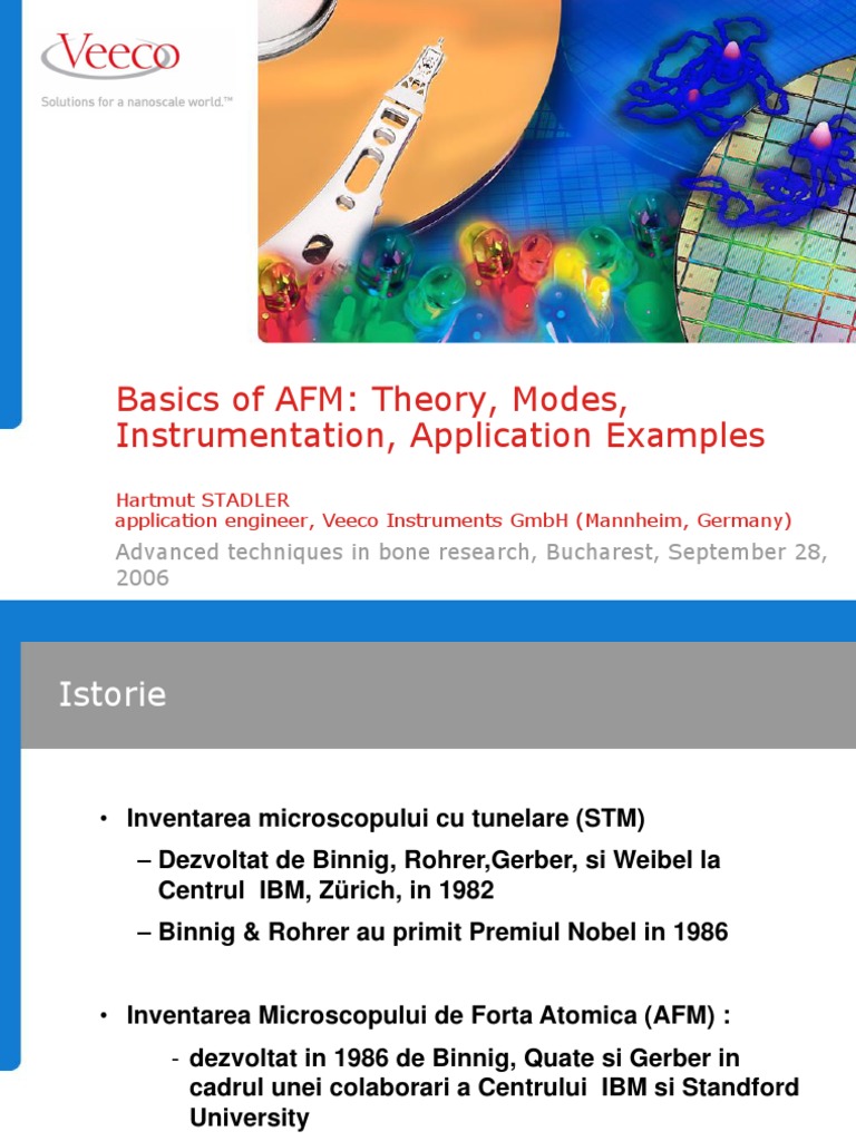 Basics of AFM: Theory, Modes, Instrumentation, Application Examples ...
