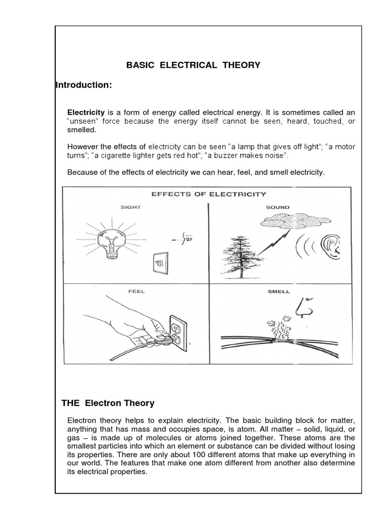 Basic Electrical Theory | Download Free PDF | Series And Parallel ...