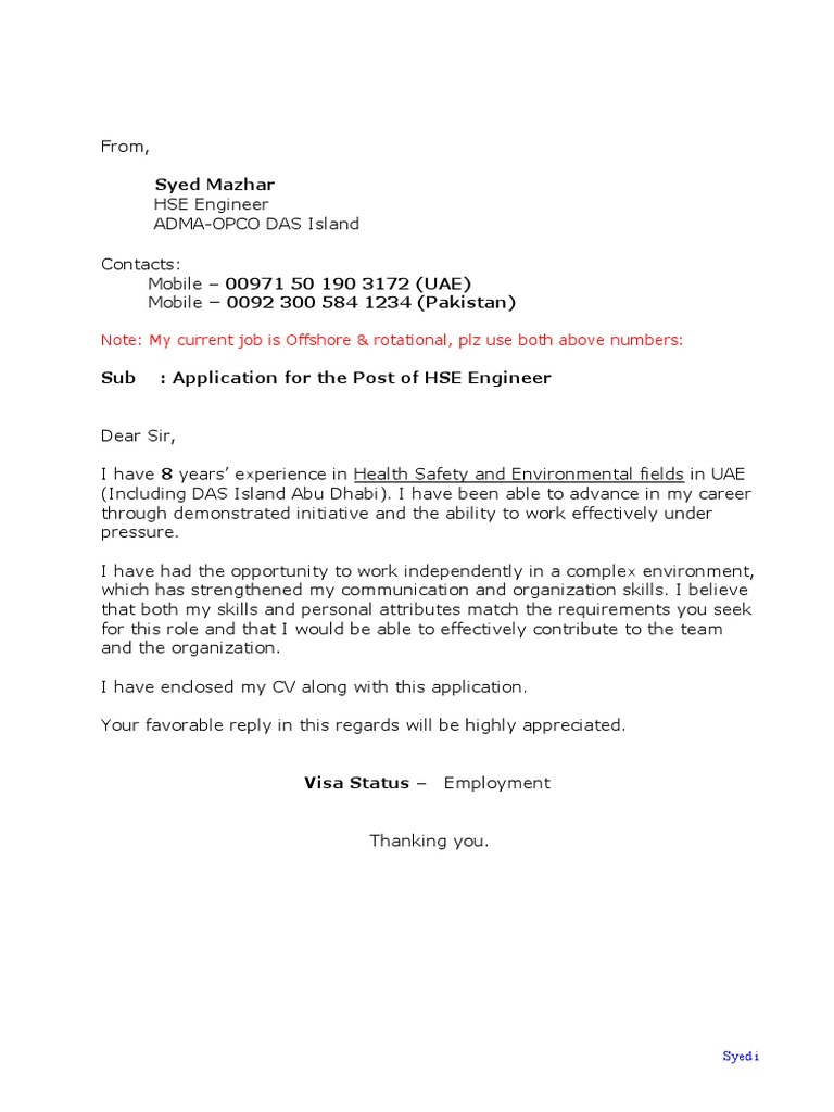 Syed Mazhar CV 250913 | PDF | United Arab Emirates | Occupational ...