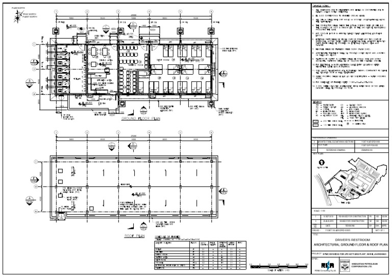 Driver'S Restroom: Plan North