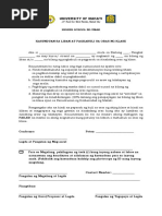 Kasunduan Form | PDF