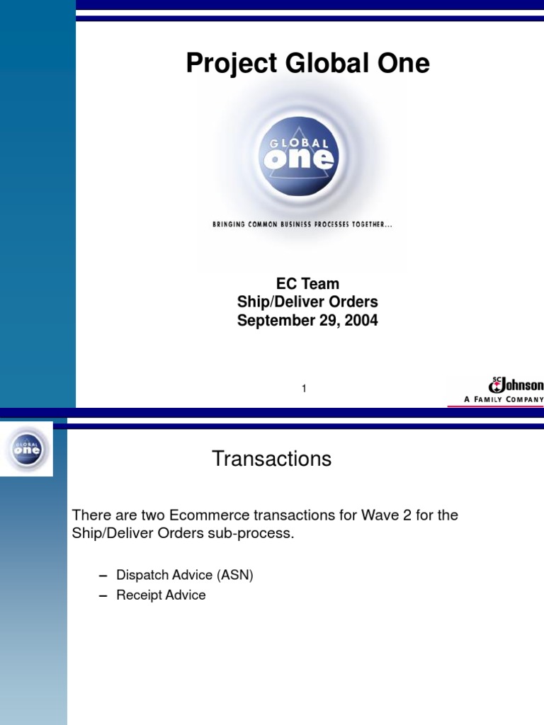 ASN Presentation | PDF | Receipt | Electronic Data Interchange