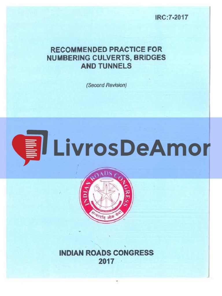 IRC 7 2017 Numbering Culverts Bridges and Tunnels | PDF
