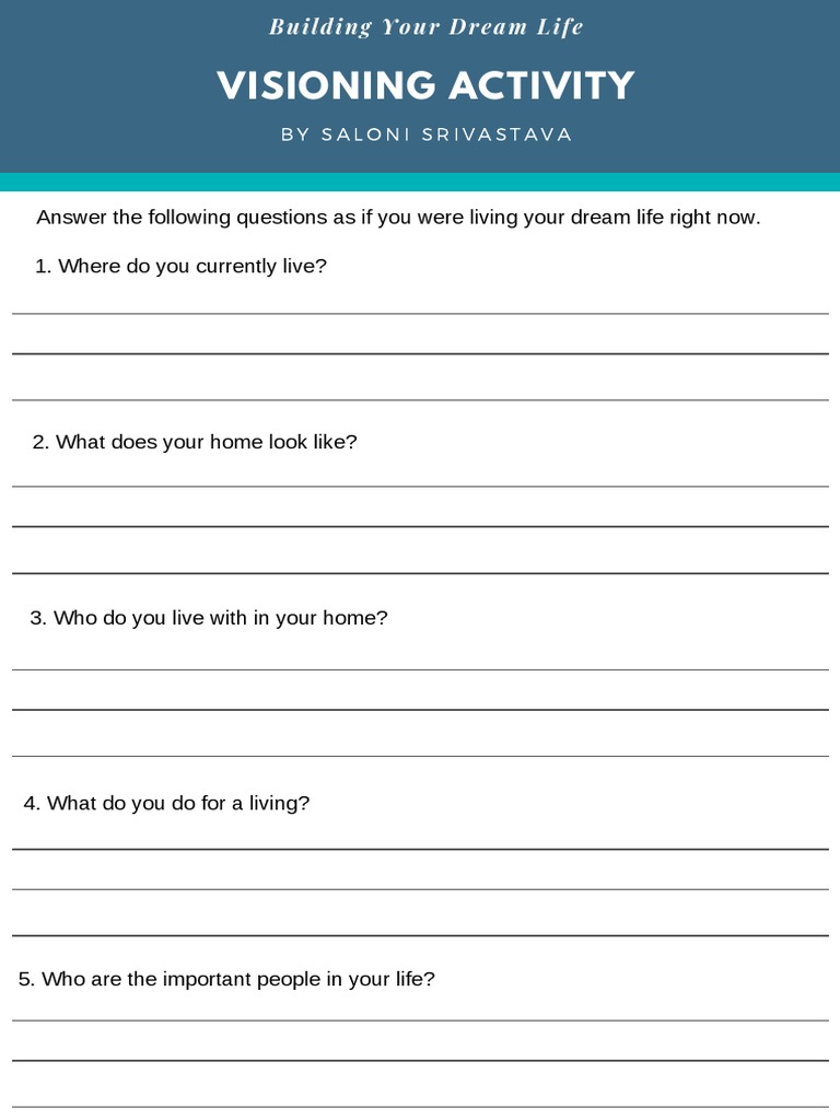 Building Your Dream Life PDF | PDF