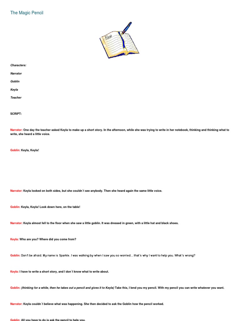 The Magic Pencil | PDF