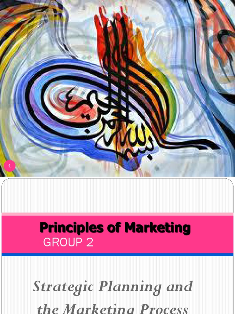 Principles Of Marketing Chapter 2 Strategic Planning Pdf Market