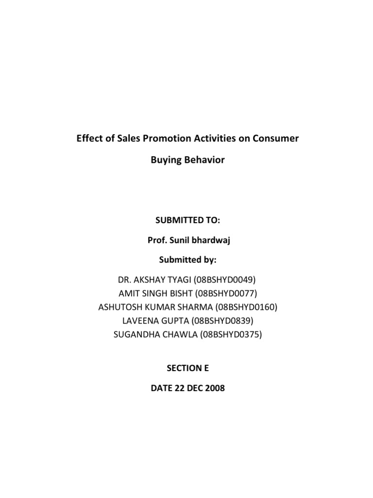 BRM Project Final | PDF | Questionnaire | Survey Methodology