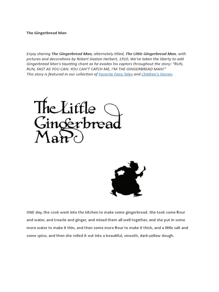 The Gingerbread Man | PDF