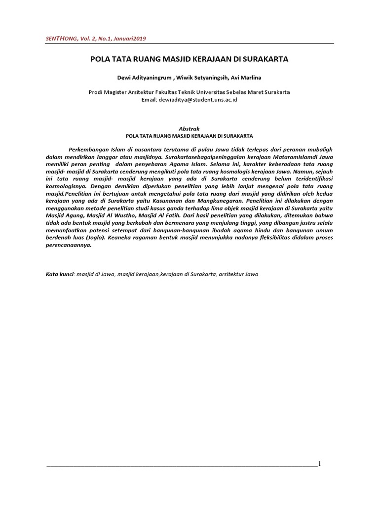Jurnal Senthong Bu Avi | PDF