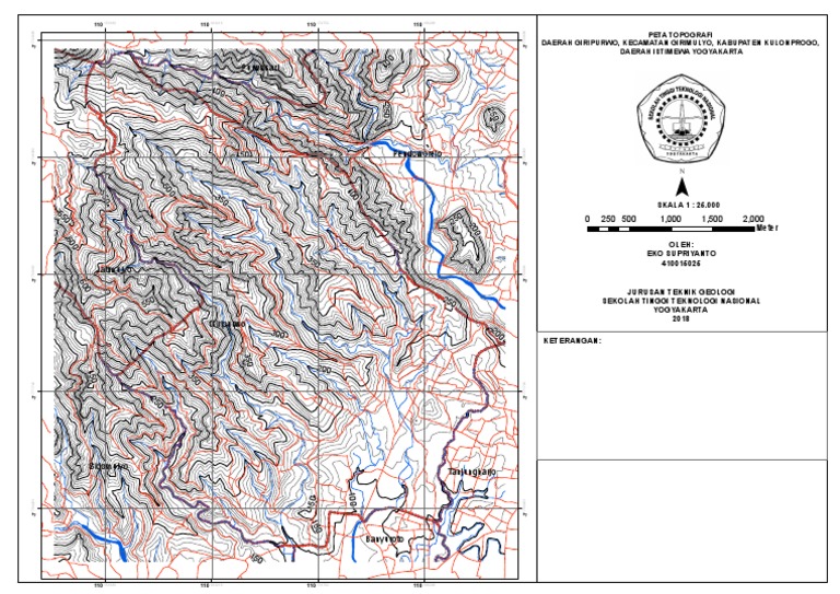 Peta Kontur Penelitian Fix PDF | PDF