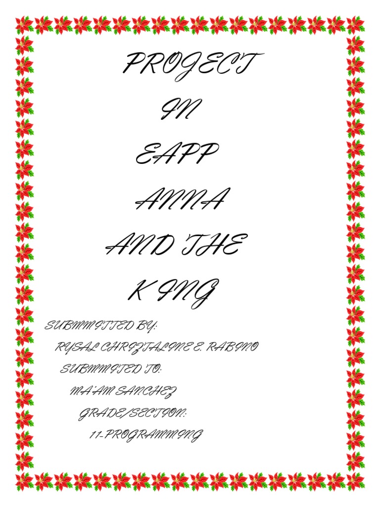 Project IN Eapp Anna and The K Ing | PDF