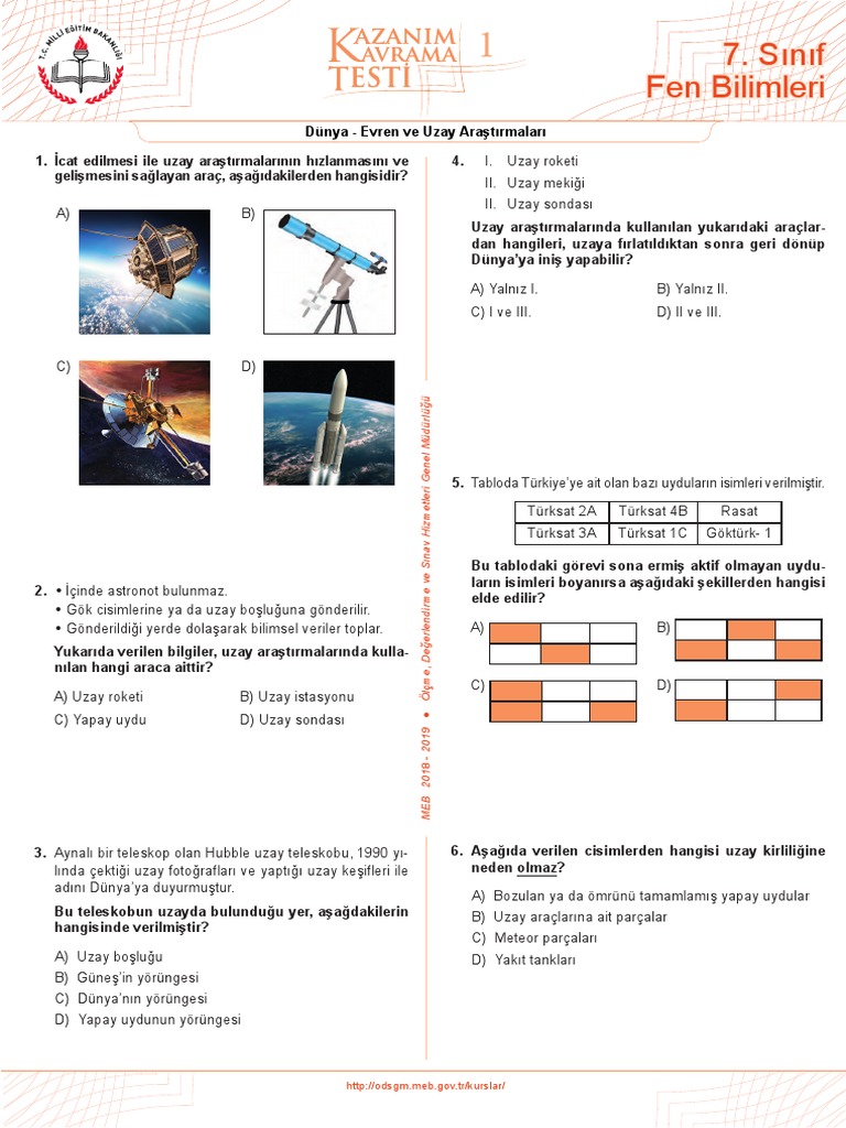 Mebkazanim 7 Fen | PDF