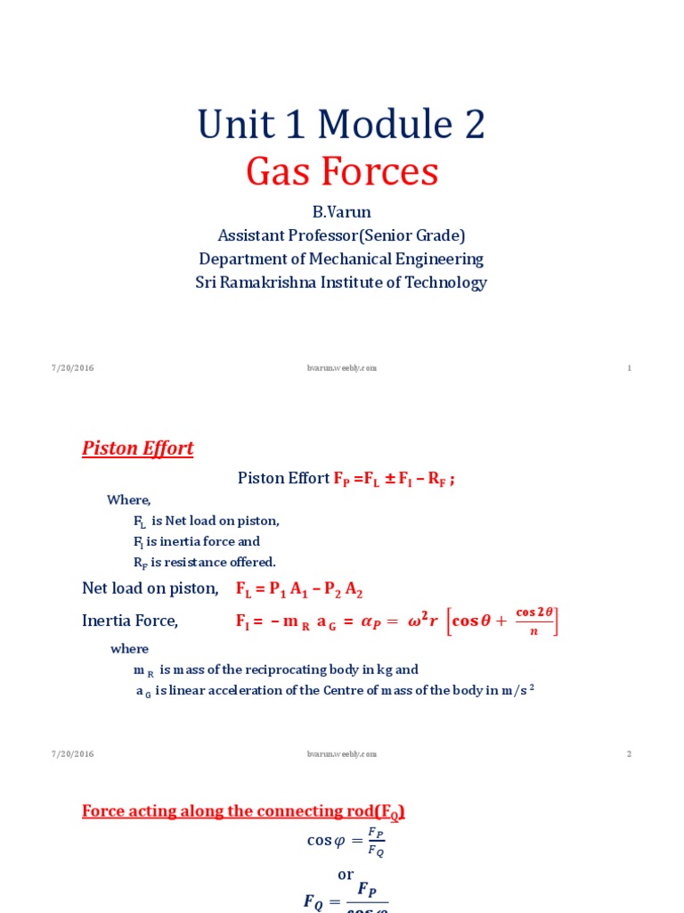 Unit 1 Module 2 PDF | PDF | Piston | Cylinder (Engine) Unit 1 Module 2 PDF | PDF | Piston | Cylinder (Engine)