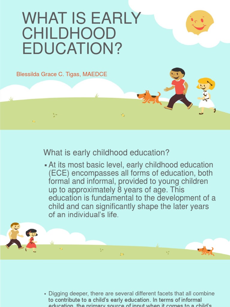 Aug 24 Lesson Foundations in Early Childhood | PDF | Early Childhood ...