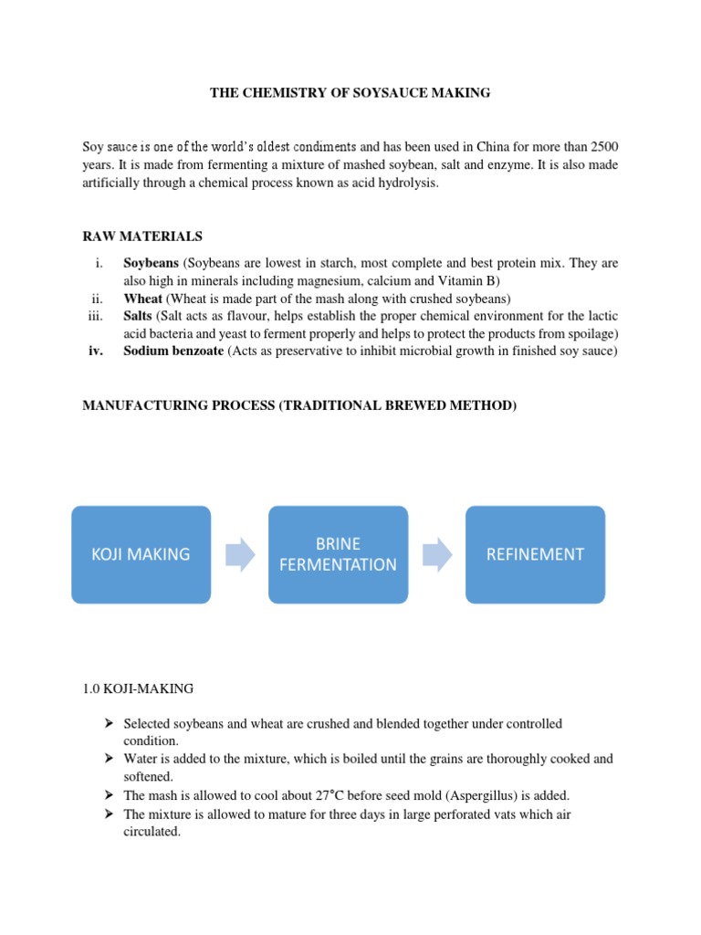 The Chemistry Behind Umami: A Breakdown of the Traditional Brewed Soy ...