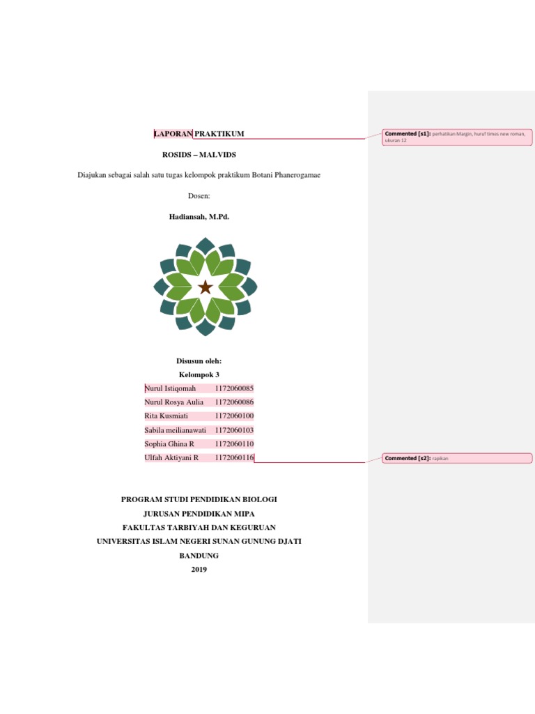 Kel.3 Laprak Rosids-Malvids 4C - Rev | PDF